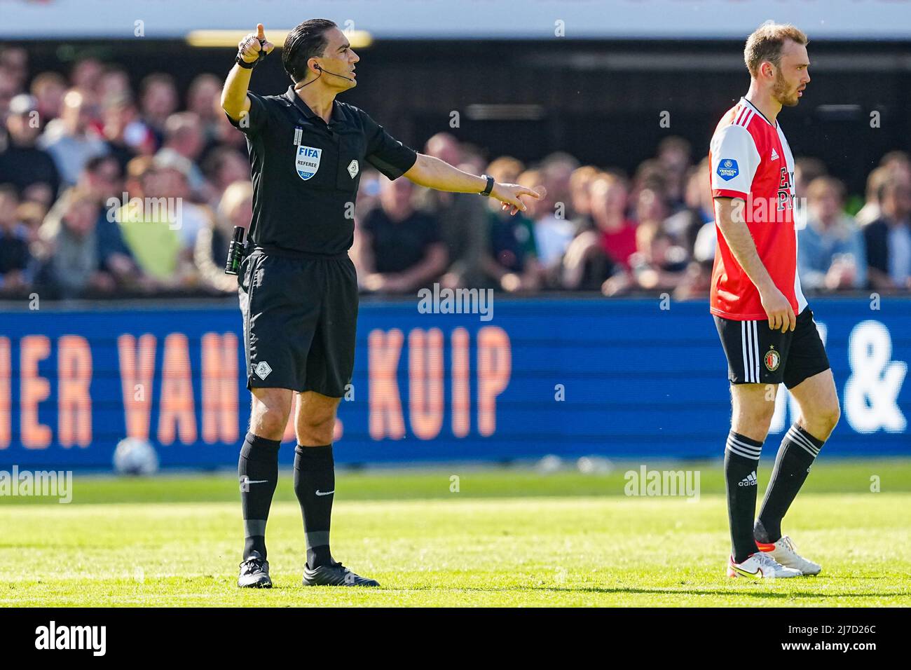 ROTTERDAM, NETHERLANDS - MAY 8: referee Serdar Gozubuyuk during the ...