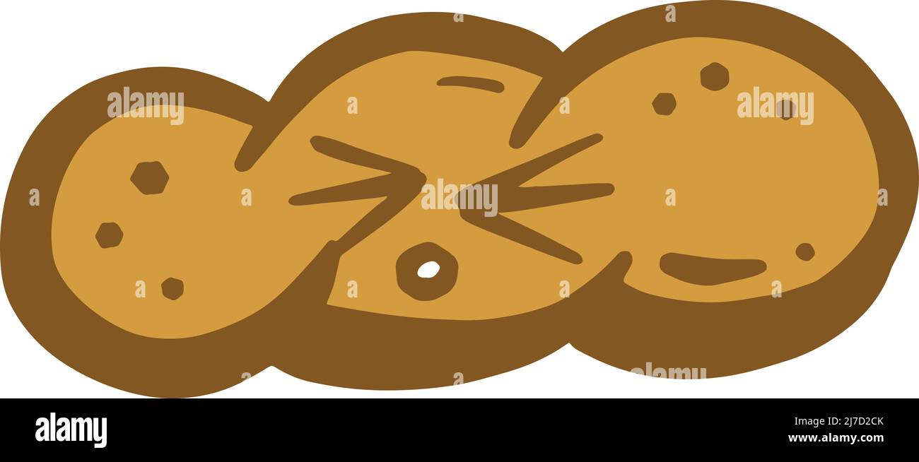 Cartoon Human or Dog Poop Poo Character Illustration Vector Stock ...