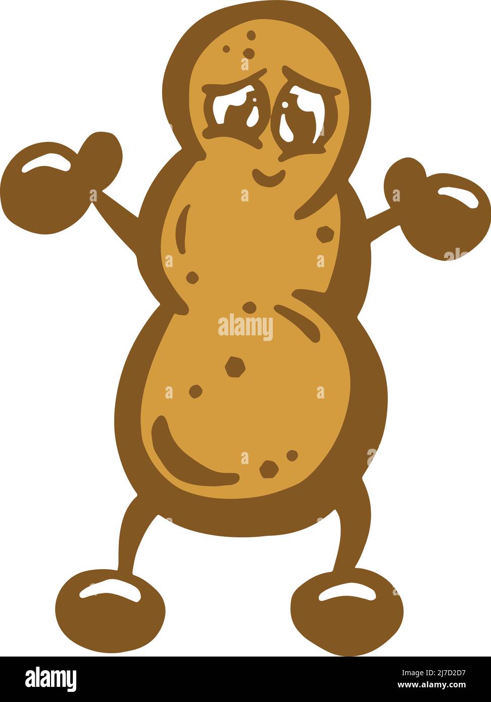 Cartoon Human or Dog Poop Poo Character Illustration Vector Stock ...