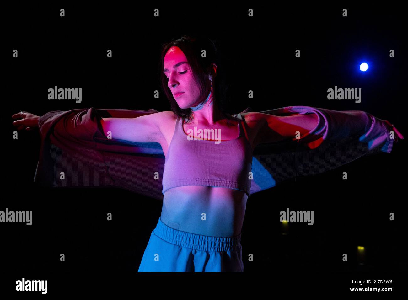 Cerena poses in the theatre of Cardinal Carter Academy for the Arts ...