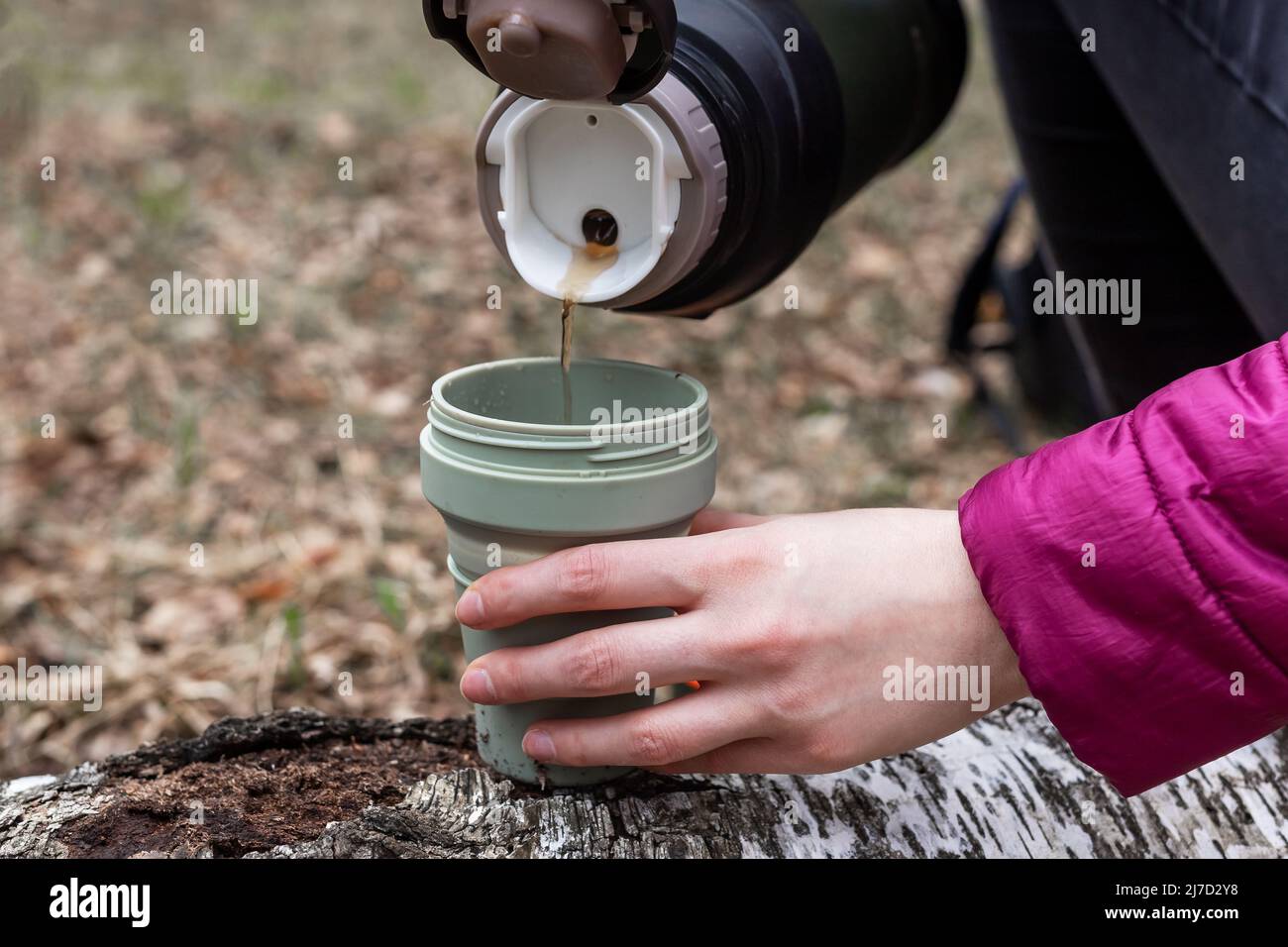 Tea break photo hi-res stock photography and images - Alamy