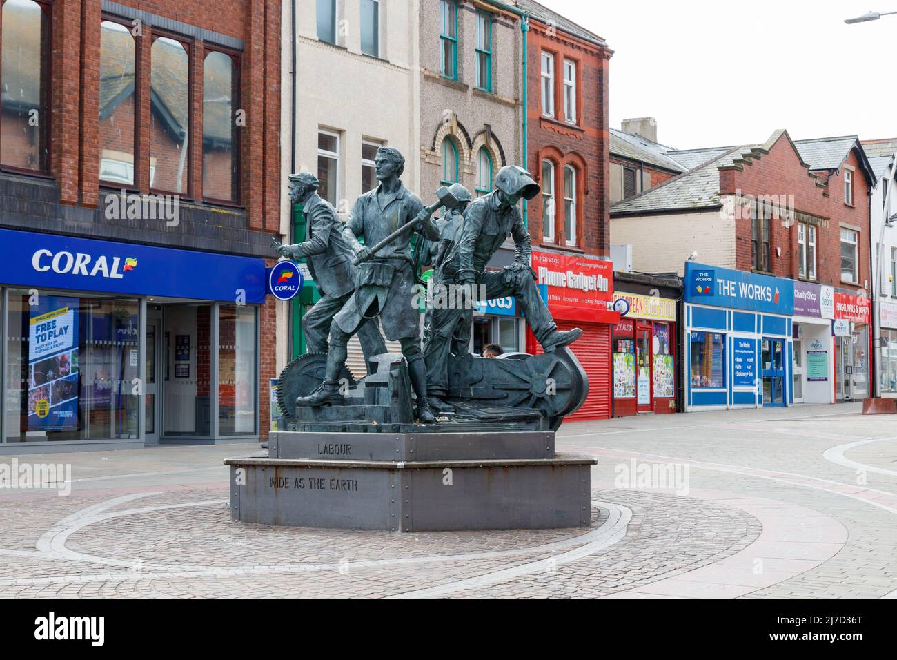 The Spirit of Barrow at Barrow in Furness Cumbria England Stock Photo ...
