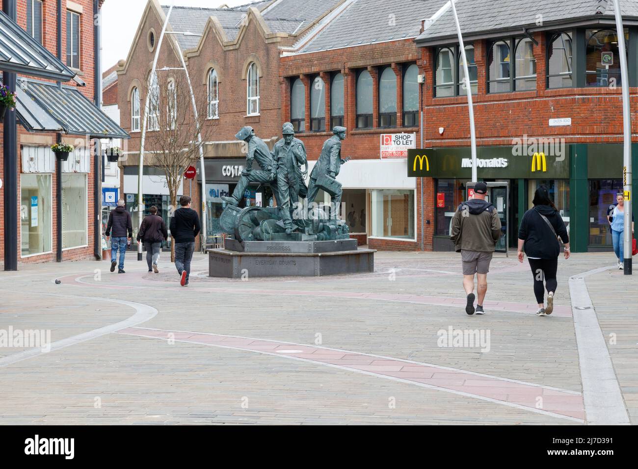 The Spirit of Barrow at Barrow in Furness Cumbria England Stock Photo ...