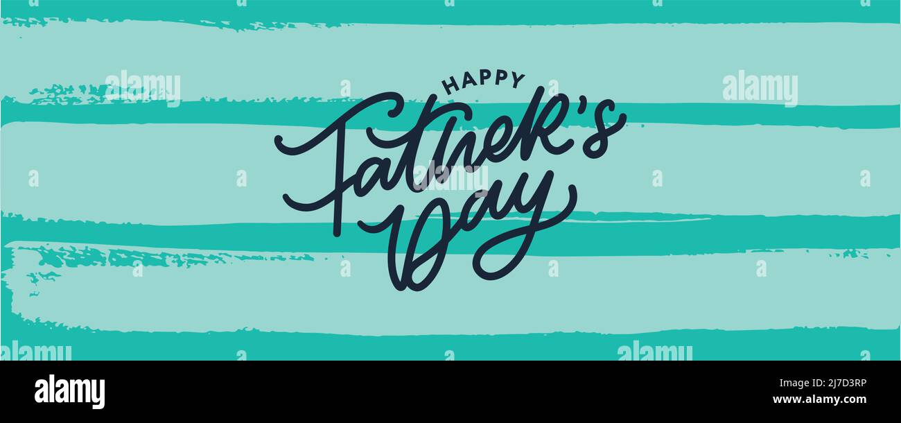 Happy Father s Day Calligraphy greeting card. Vector illustration Stock ...