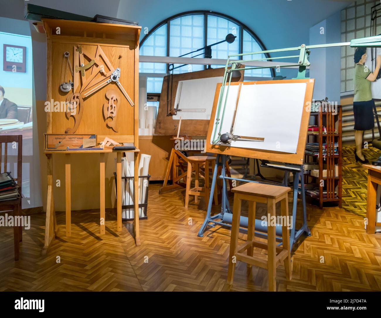 Tula, Russia - January 04, 2021: Reconstruction of the environment of ...