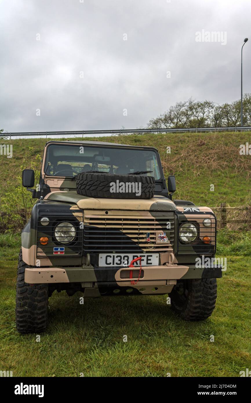 Military Land Rover. Elland Road Engine House Classic Car Show 2022 ...