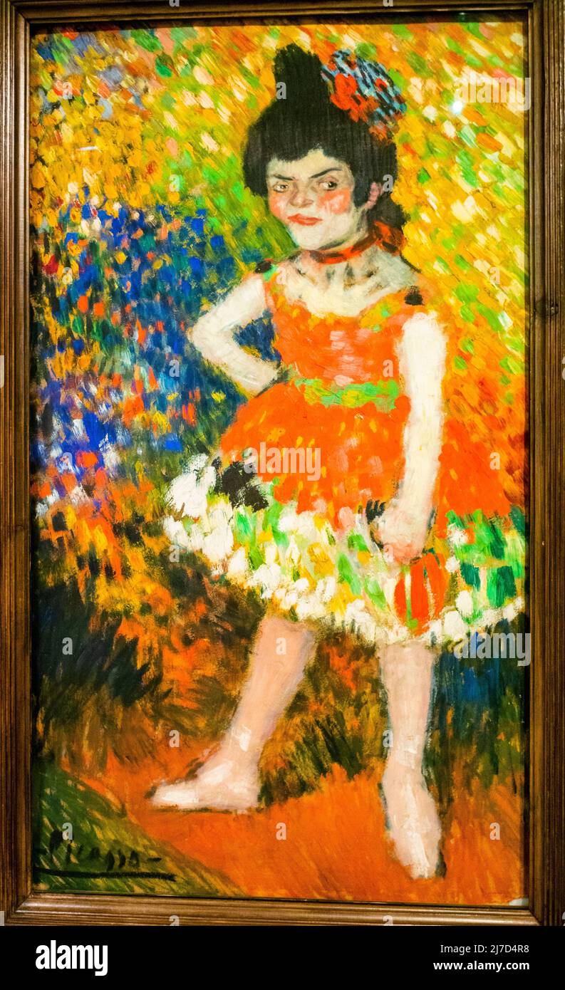 Barcelona, Spain, Close Up, Pablo Picasso Museum, Portrait Painting ...