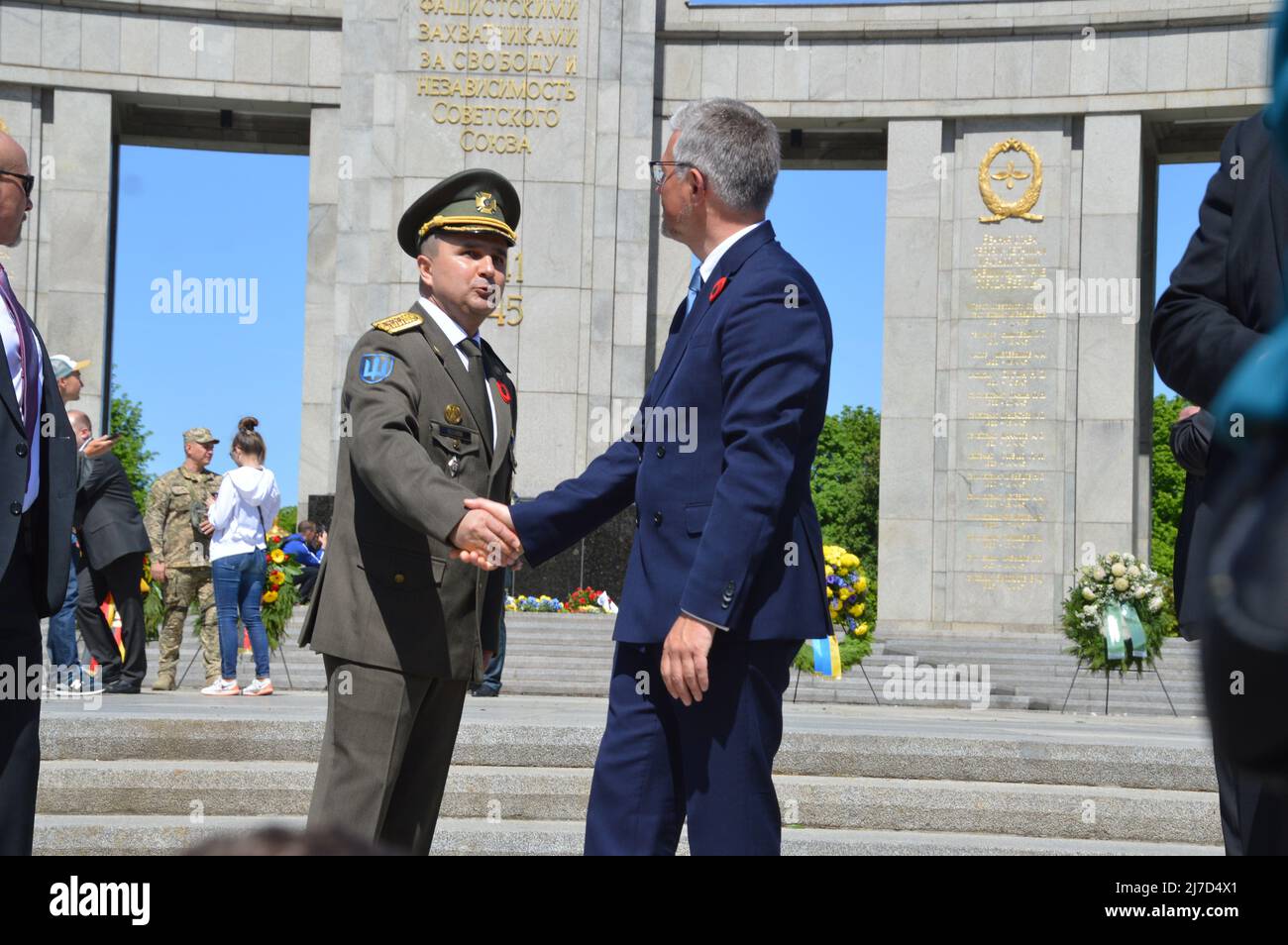 Andrij Melnyk, The Ambassador of Ukraine to Germany, visits The Soviet ...