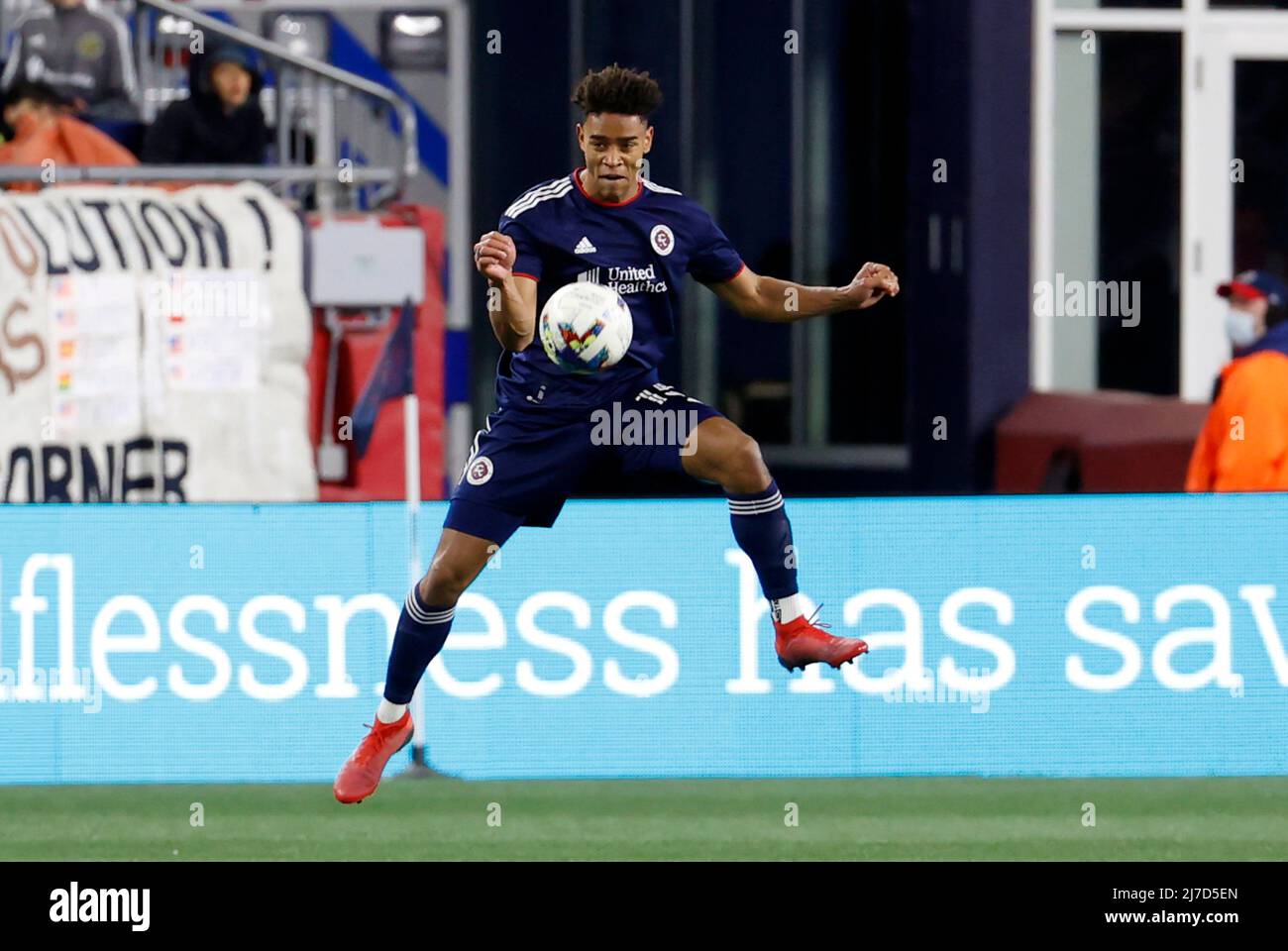FOXBOROUGH, MA - MAY 07: New England Revolution defender Brandon Bye ...