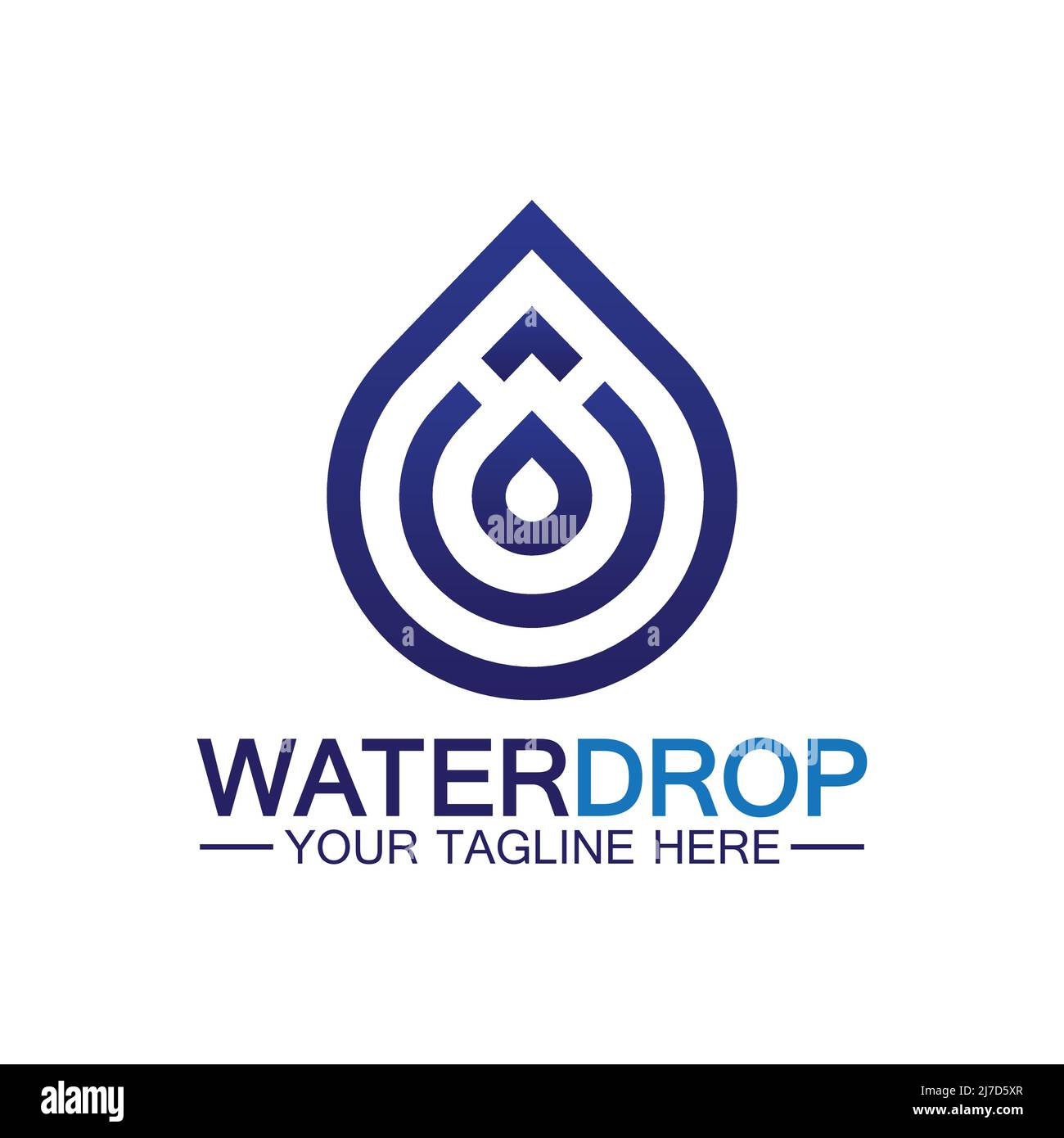 Water drop Logo Template vector illustration design Stock Vector Image ...