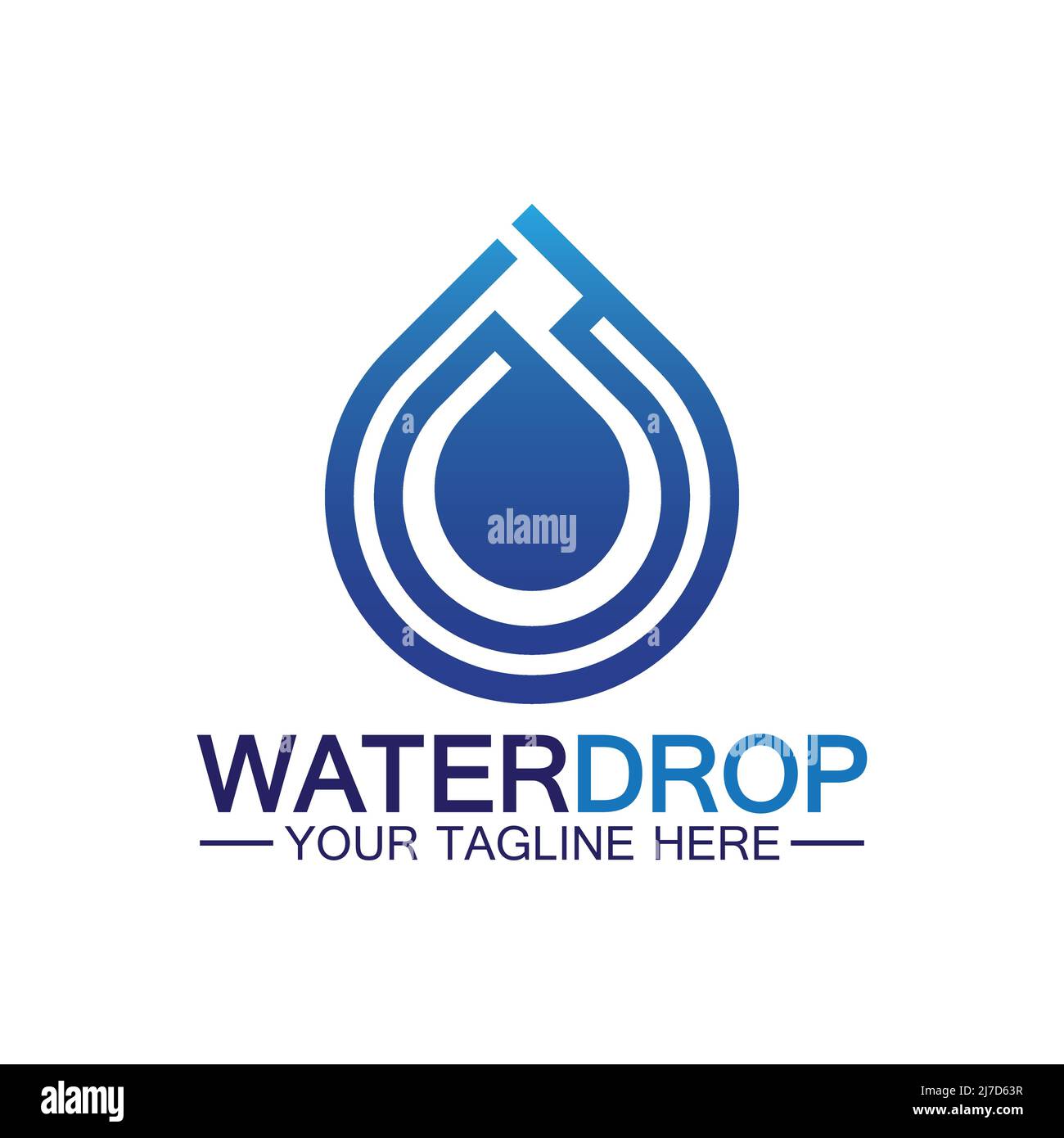 Water drop Logo Template vector illustration design Stock Vector Image ...