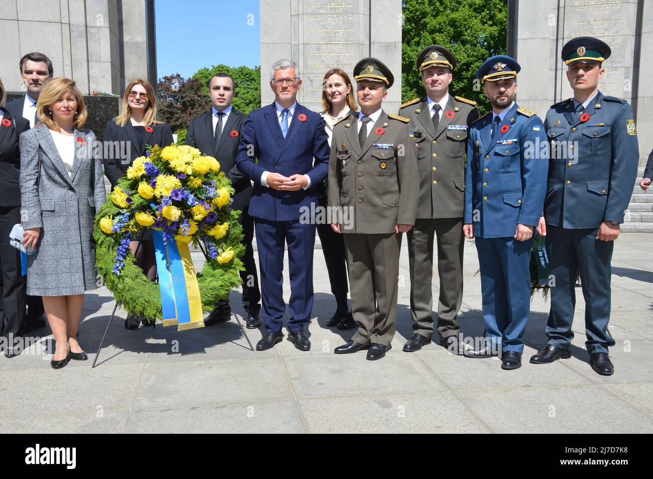 Andrij Melnyk, Ambassador of Ukraine, at The Soviet War Memorial in The ...