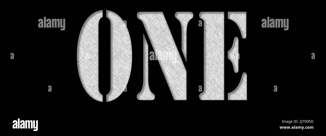 Number one word Black and White Stock Photos & Images - Alamy