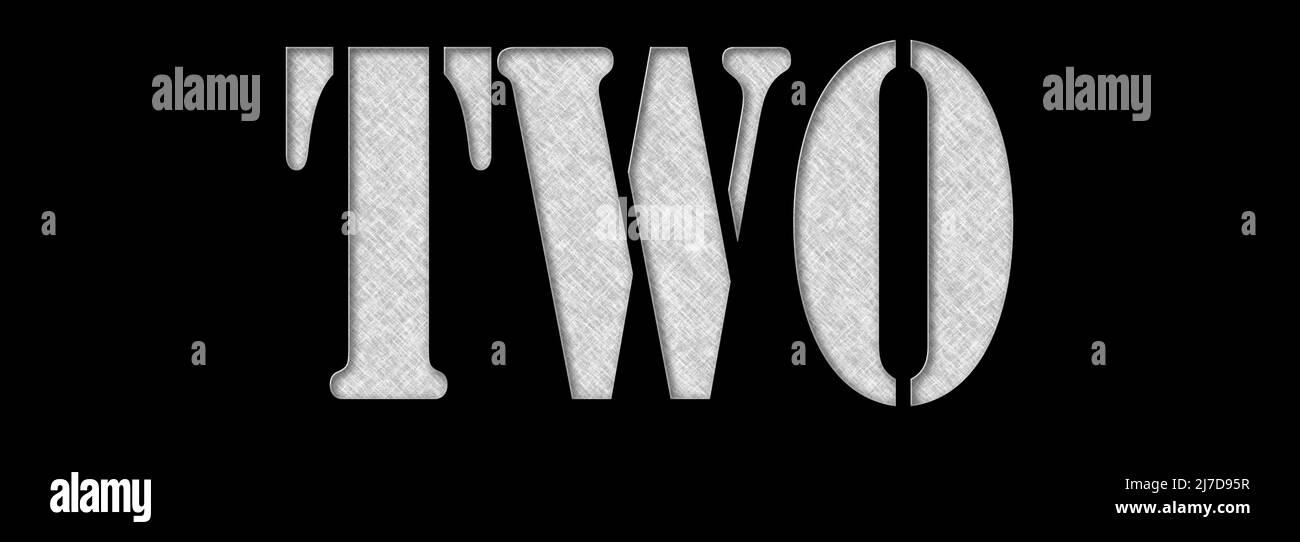 Number 2 sign Black and White Stock Photos & Images - Alamy