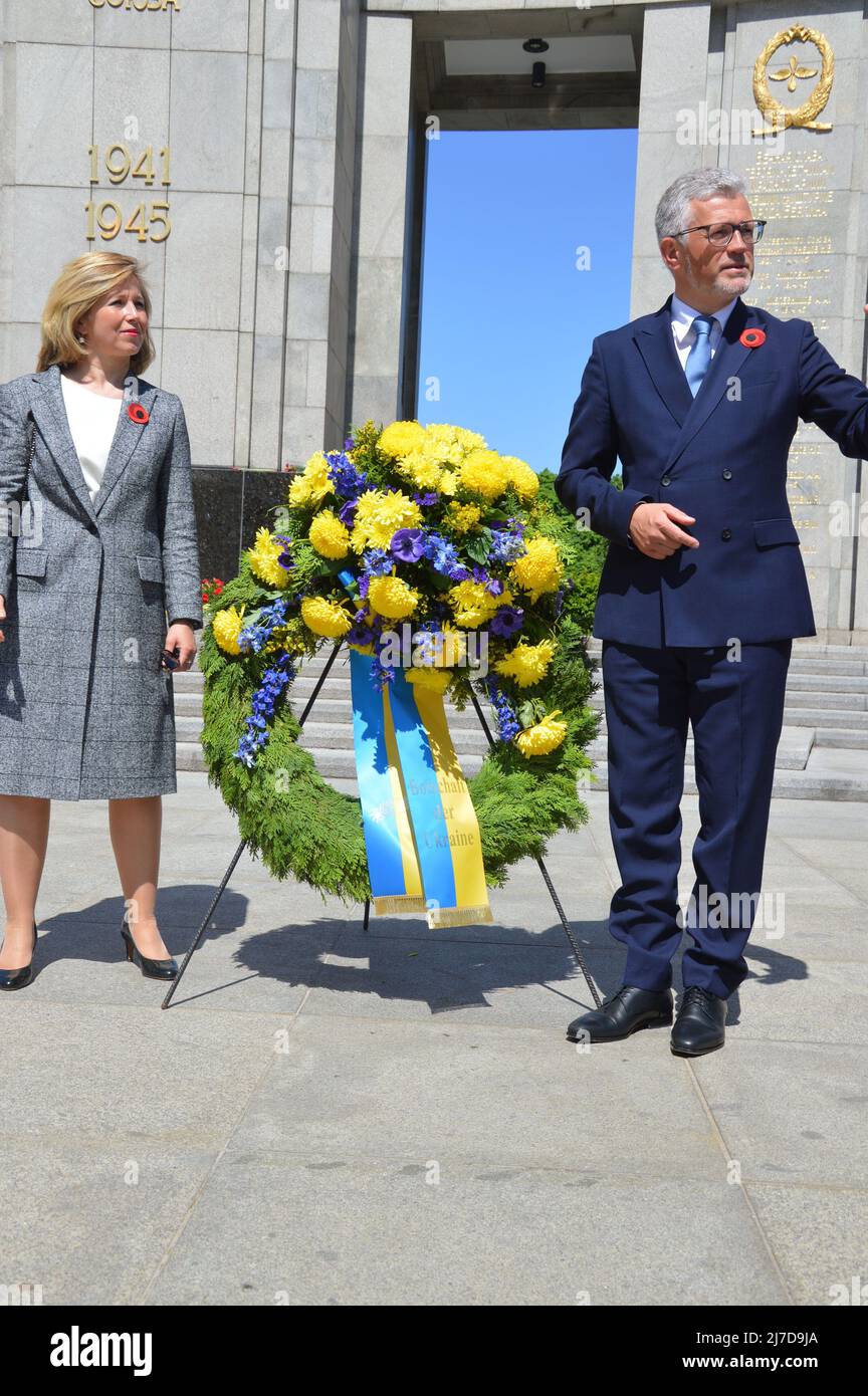 Ambassador of Ukraine to Germany Andrij Melnyk and his wife Switlana ...