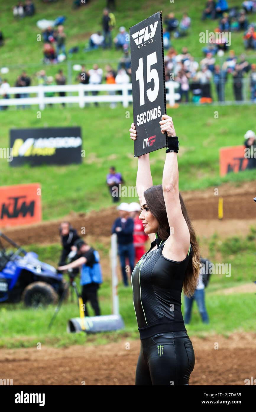 Maggiora, Italy, 08/05/2022, Monster girl during the Motocross 2022 FIM ...
