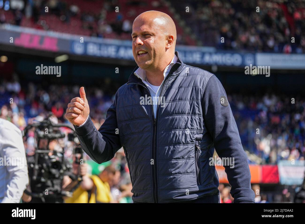 Rotterdam, Netherlands. 8 May 2022, Rotterdam - coach Arne Slot of ...