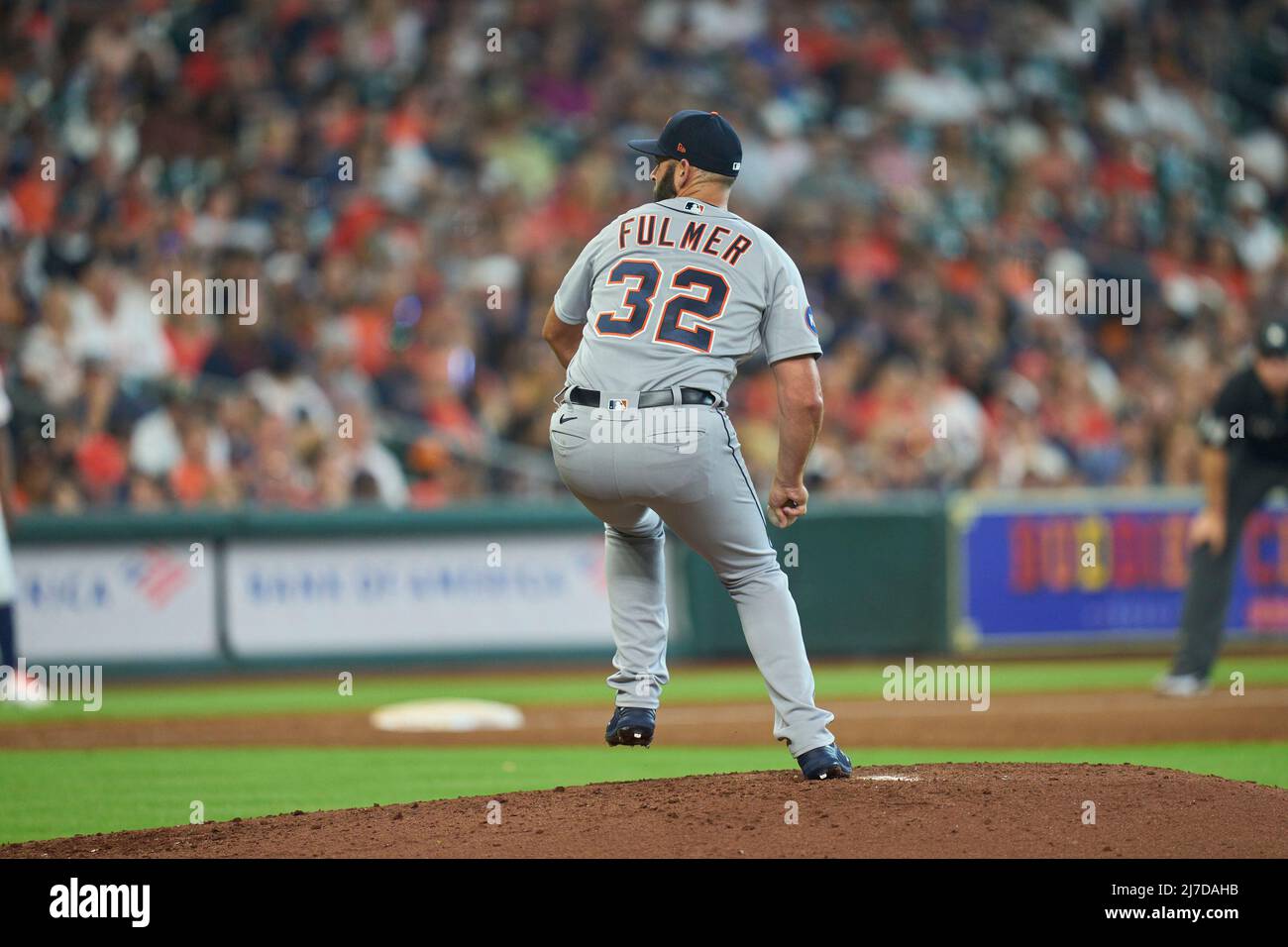 May 7 2022: Detroit pitcher Michael Fullmer (32) throws a pitch during ...