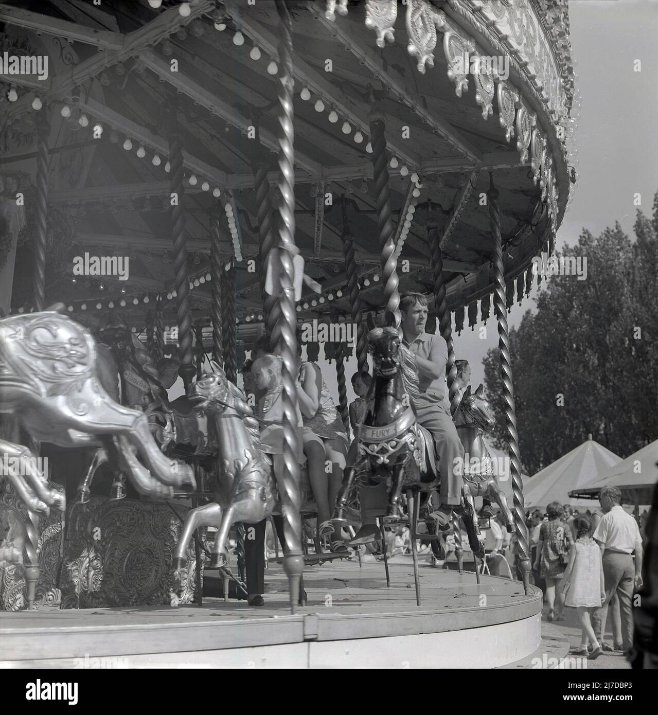 1960s merry go round hi-res stock photography and images - Alamy
