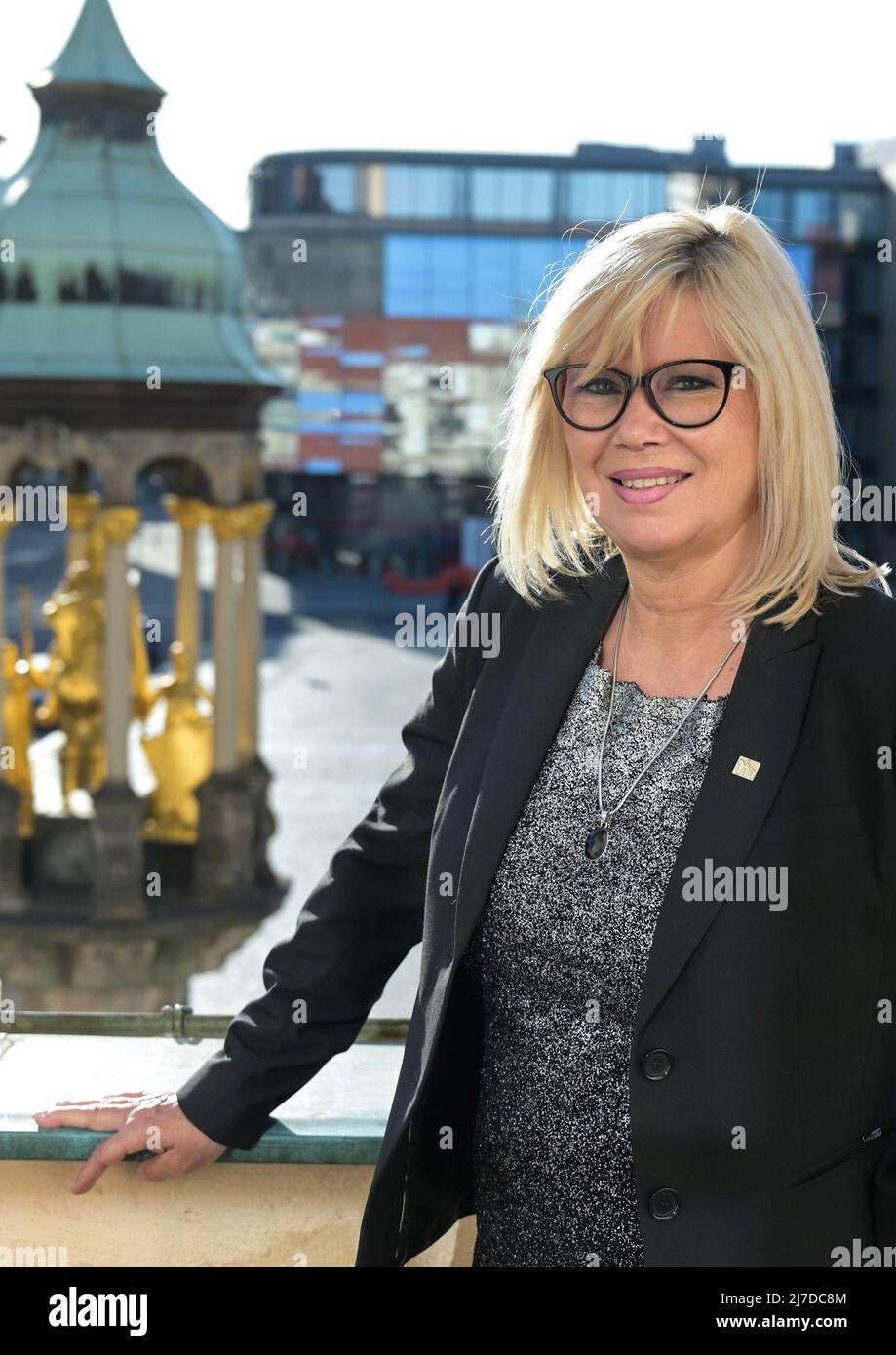 08 May 2022, Saxony-Anhalt, Magdeburg: Simone Borris (independent) on ...