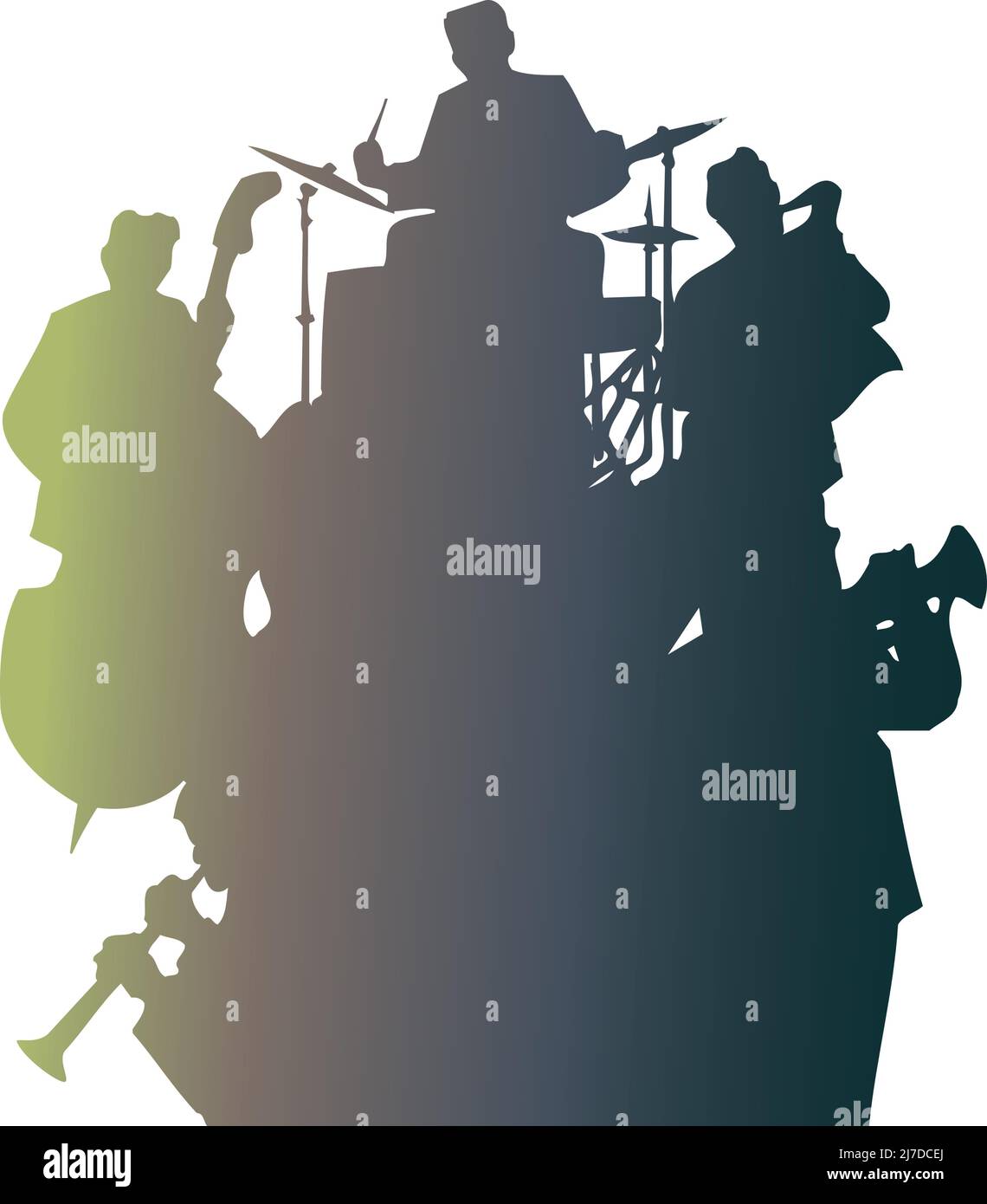 Jazz band 1950s hi-res stock photography and images - Alamy