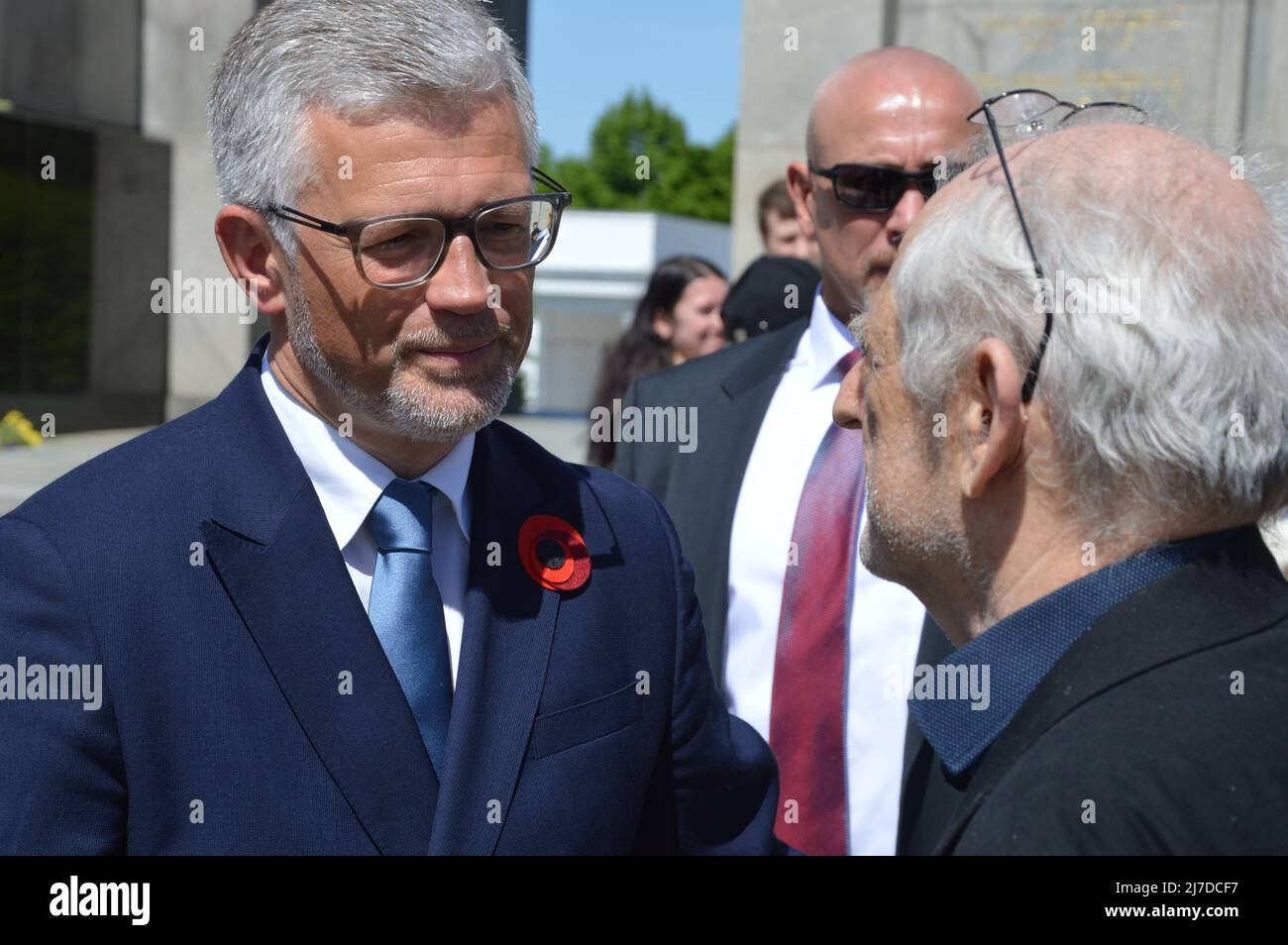 Ambassador of Ukraine to Germany Andrij Melnyk visits with his wife ...