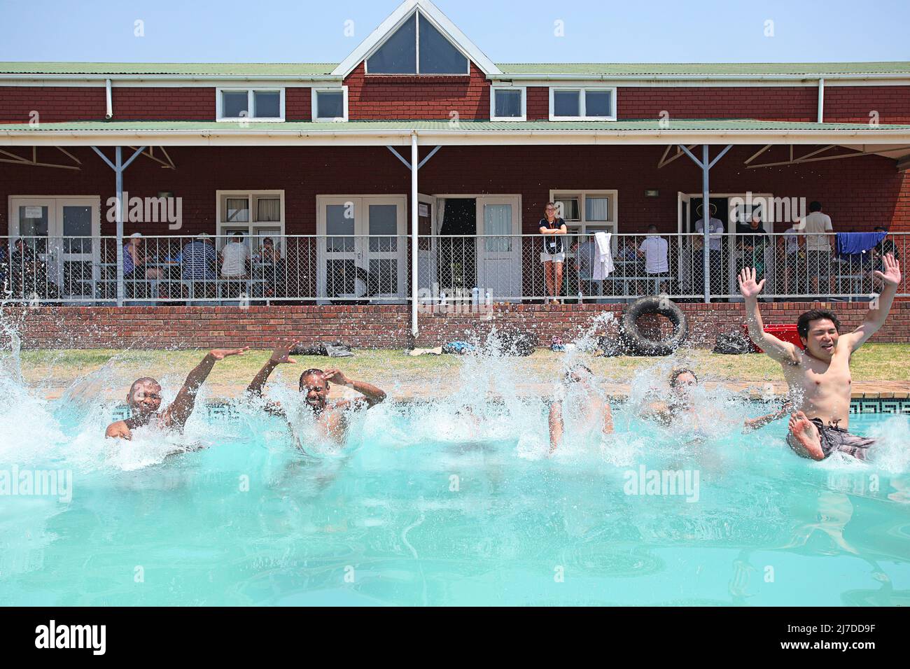 Captured mid action with a splash hi-res stock photography and images ...