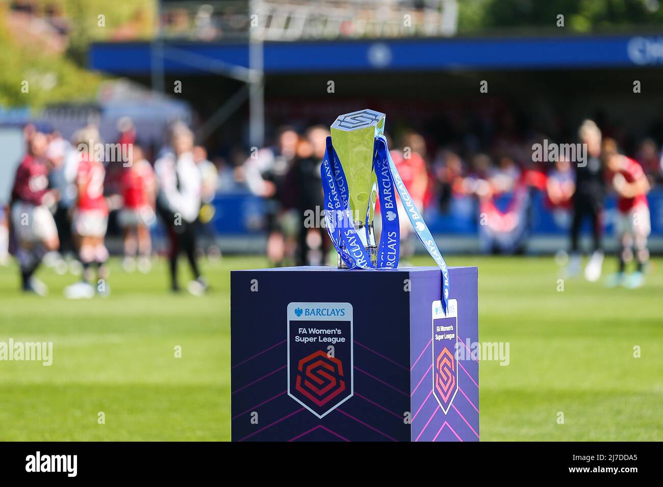 The FA WSL Trophy at the FA Barclays Womens Super League game between ...