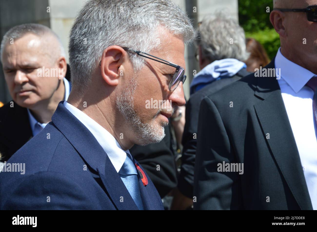 Ambassador of Ukraine to Germany Andrij Melnyk visits with his wife ...