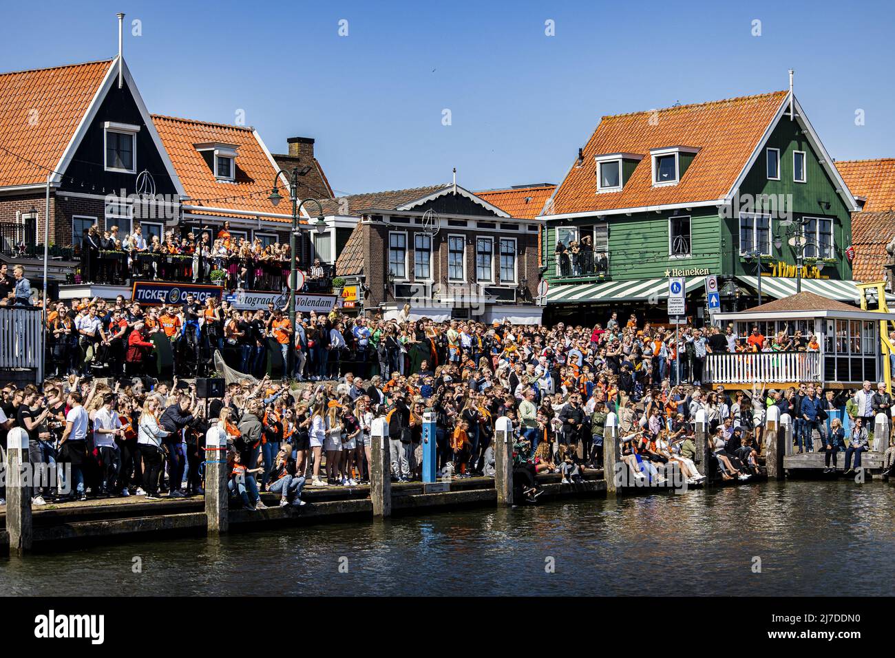 Volendam, Netherlands. 08/05/2022, 2022-05-08 15:10:58 VOLENDAM - Fans ...