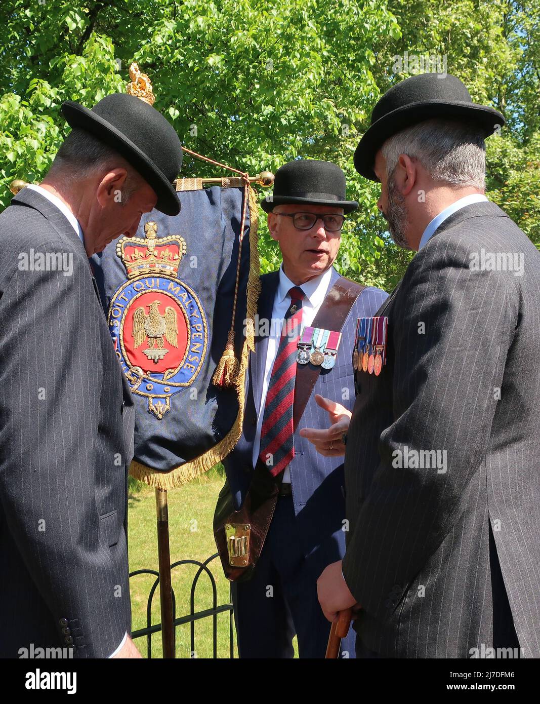 London.UK. 8th May 2022. The annual parade of the Combined Cavalry Old ...