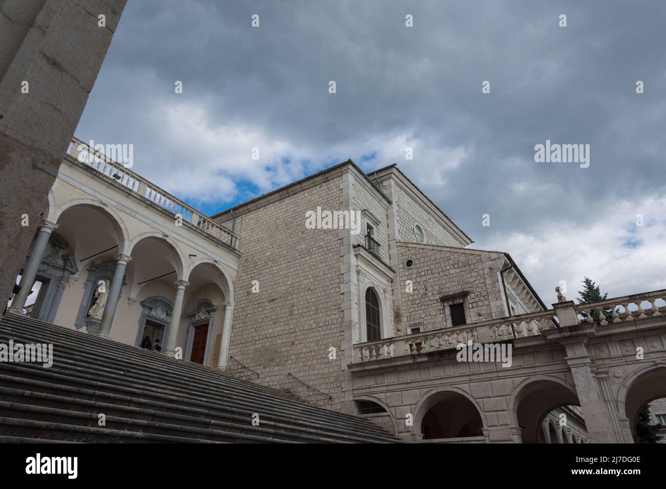 The Abbey of Montecassino. Is a Benedictine monastery located on the ...