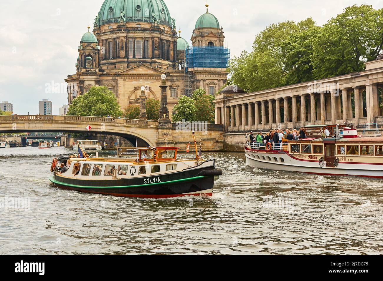 Historic old cathedral building in Berlin. Landmarks of Germany. Berlin ...