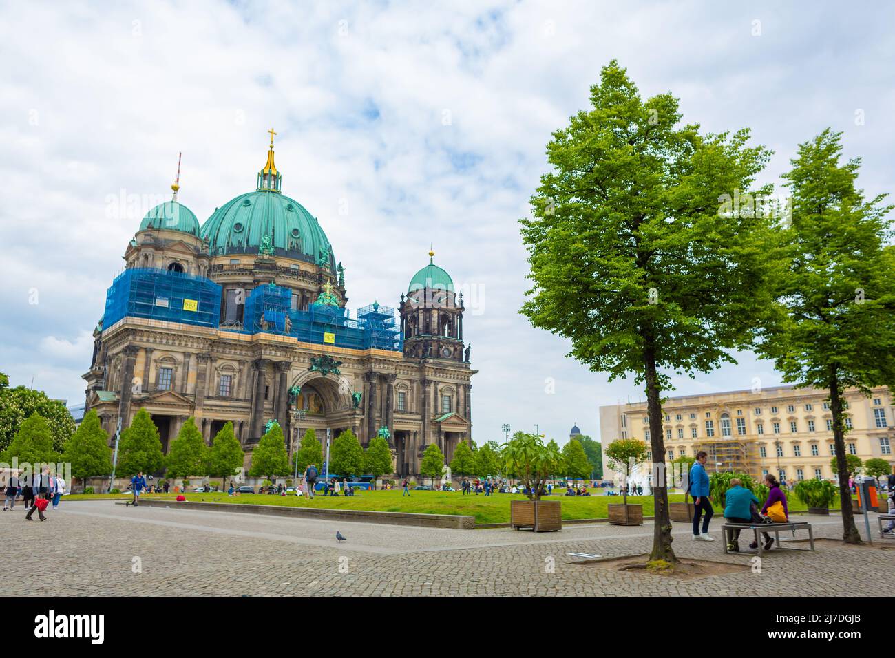 Historic old cathedral building in Berlin. Landmarks of Germany. Berlin ...