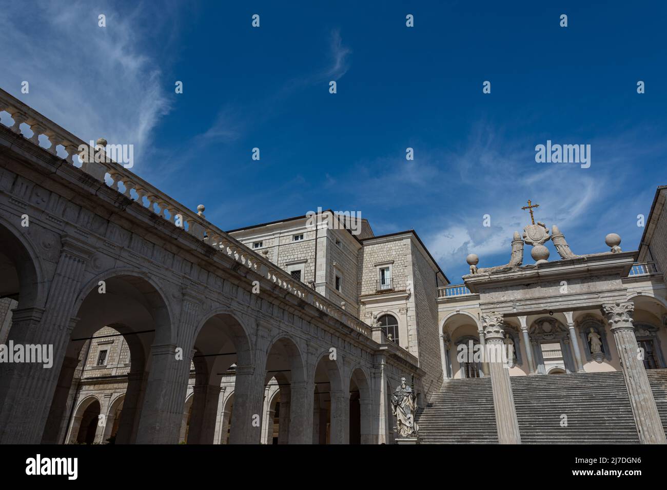 The Abbey of Montecassino. Is a Benedictine monastery located on the ...
