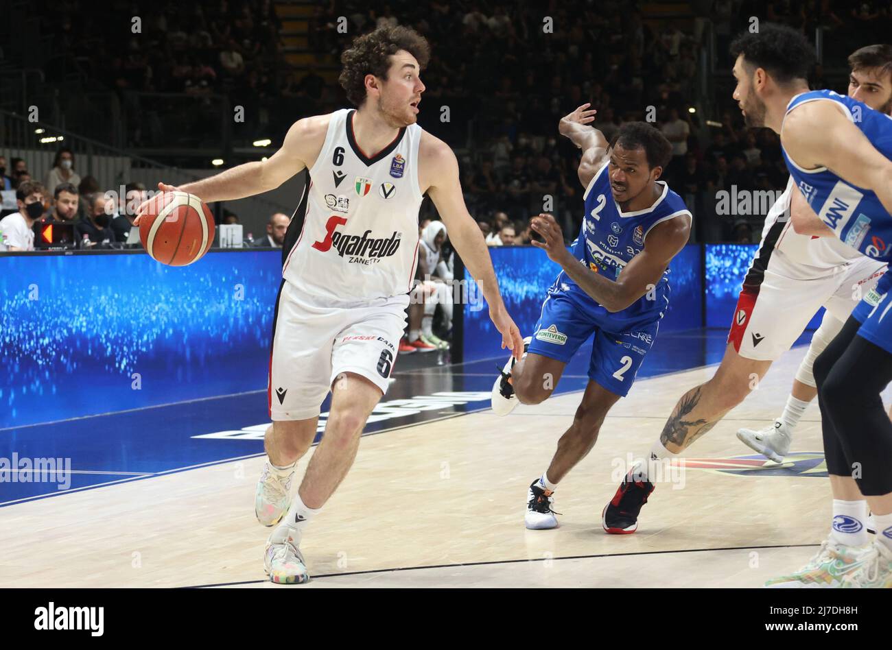 Bologna, Italy, May 08, 2022, Alessandro Pajola (Segafredo Virtus Bologna) during the series A1 ...