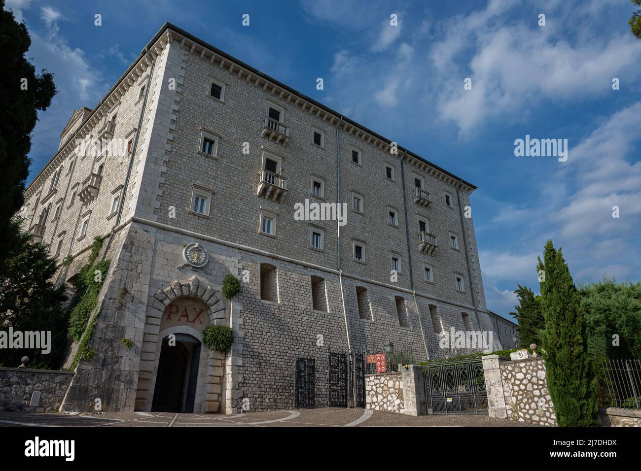 The Abbey of Montecassino. Is a Benedictine monastery located on the ...