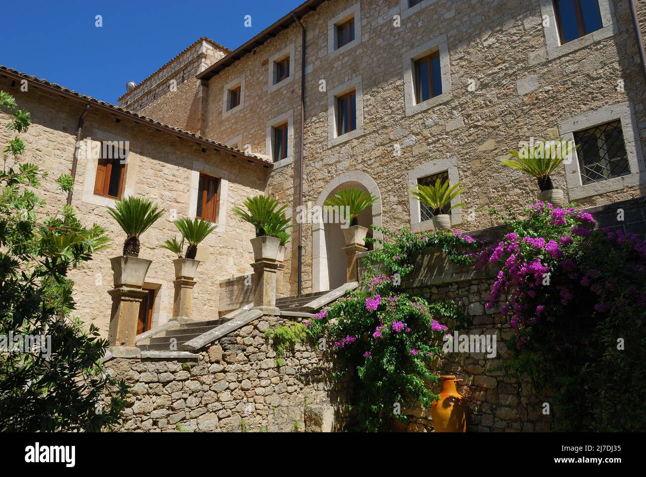 Veroli, Frosinone, Lazio. The abbey of Casamari. It is one of the most ...