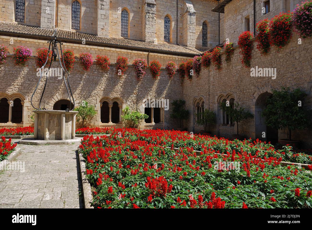Veroli, Frosinone, Lazio. The abbey of Casamari. It is one of the most ...