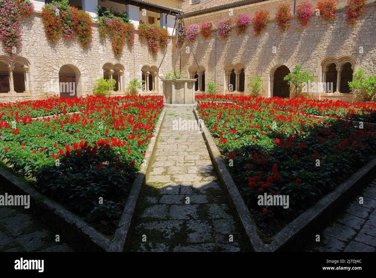 Veroli, Frosinone, Lazio. The abbey of Casamari. It is one of the most ...