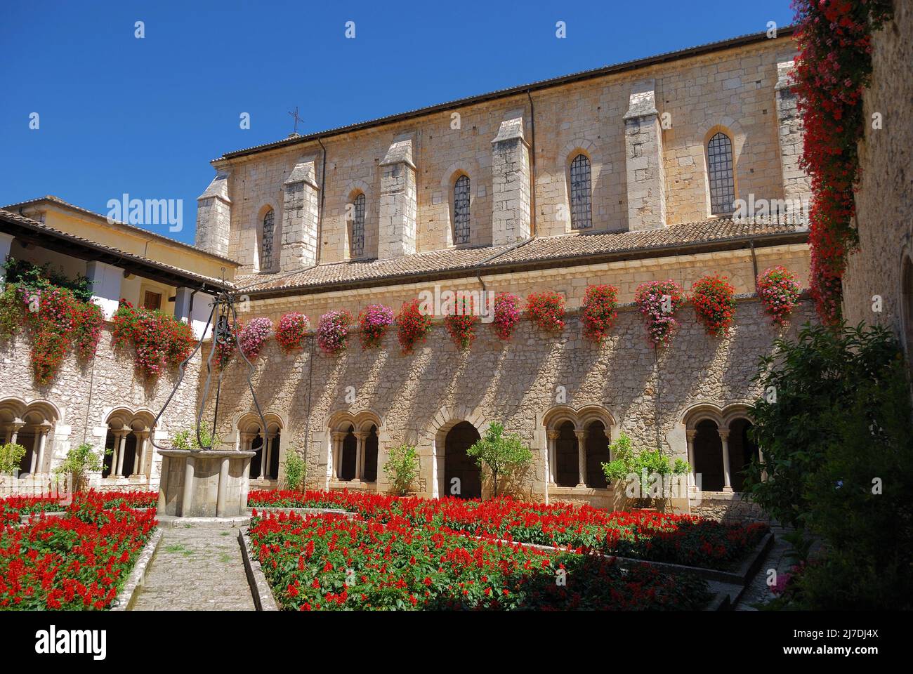 Veroli, Frosinone, Lazio. The abbey of Casamari. It is one of the most ...