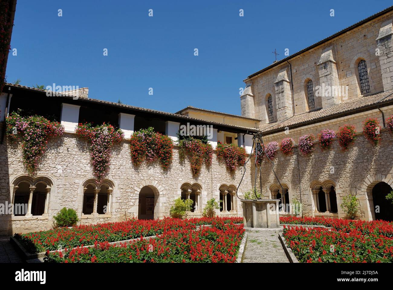 Veroli, Frosinone, Lazio. The abbey of Casamari. It is one of the most ...