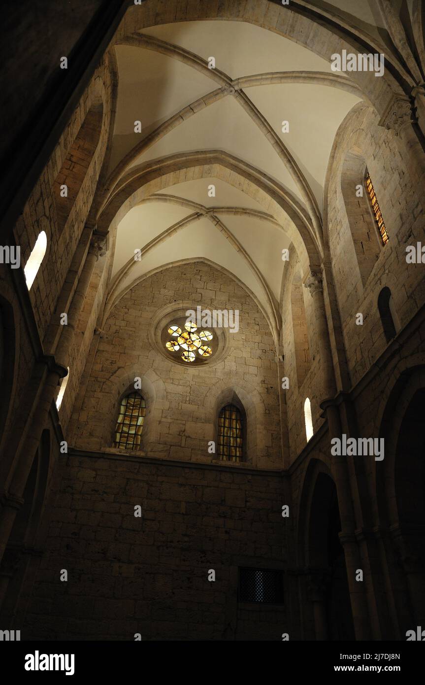 Veroli, Frosinone, Lazio. The abbey of Casamari. It is one of the most ...