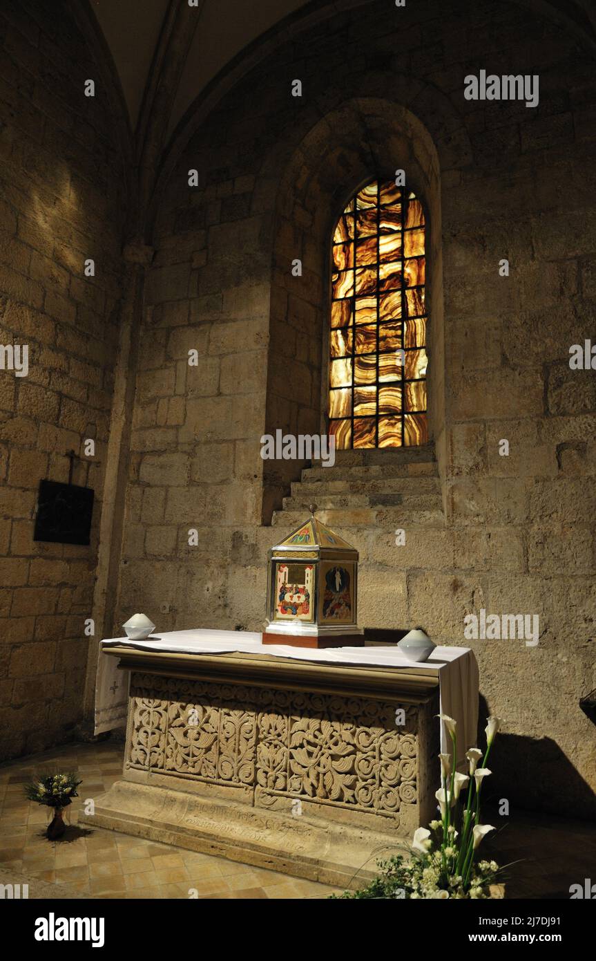 Veroli, Frosinone, Lazio. The abbey of Casamari. It is one of the most ...