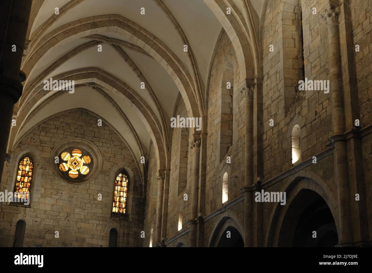 Veroli, Frosinone, Lazio. The abbey of Casamari. It is one of the most ...