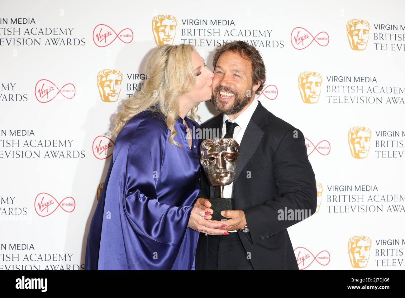 London, UK, 08/05/2022, Bafta TV award winner Stephen Graham and his ...