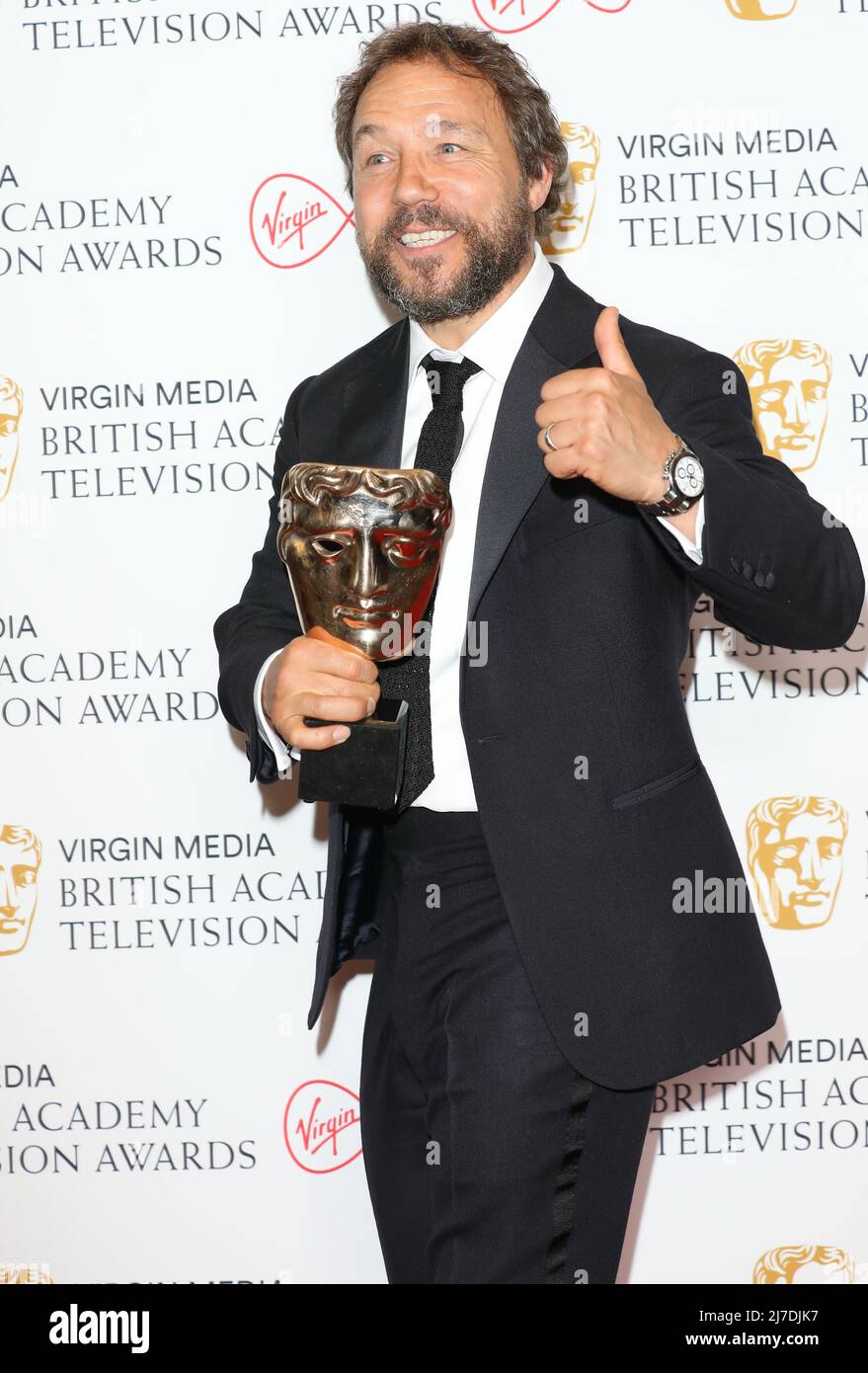 London, UK, 08/05/2022, Bafta TV award winner Stephen Graham and his ...