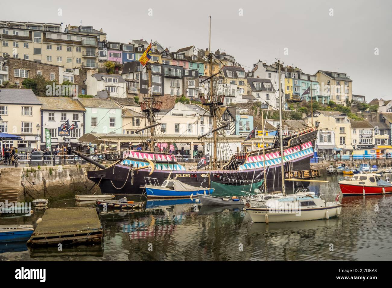 Brixham devon and pirate hi-res stock photography and images - Alamy