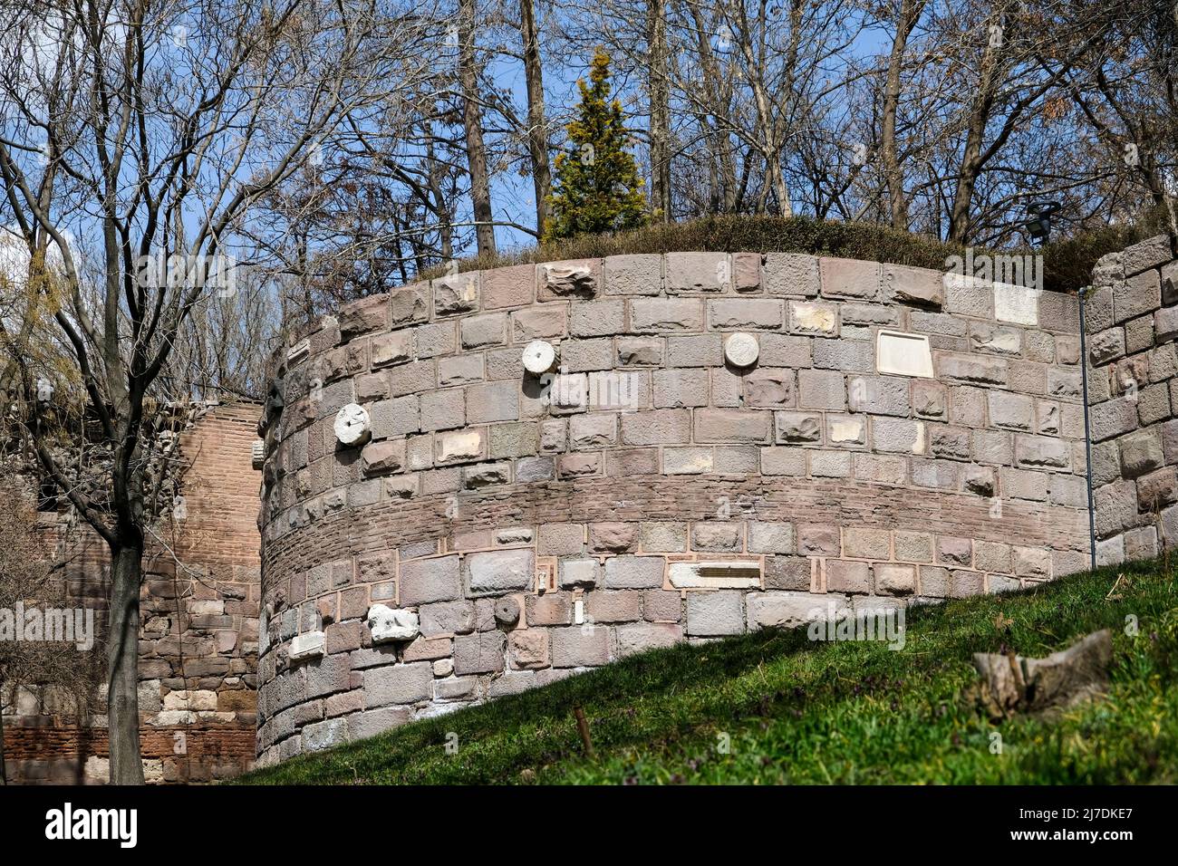 In the 8th and 9th centuries, marble blocks of Roman monuments, column ...