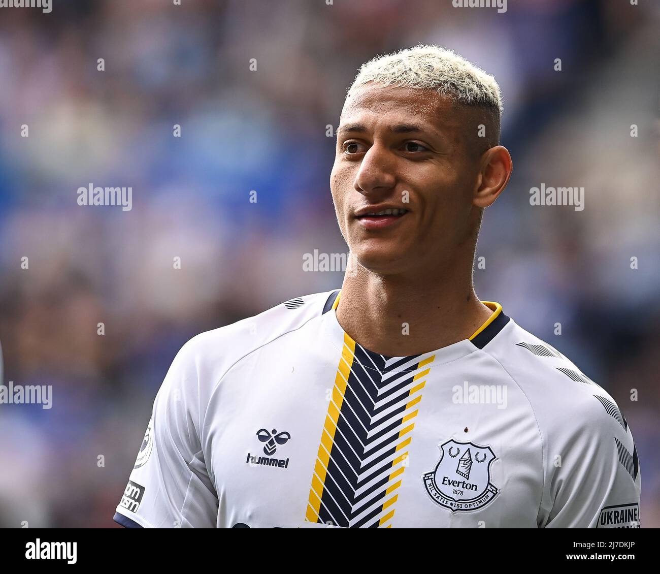 Richarlison #7 of Everton during the game in , on 5/8/2022. (Photo by ...